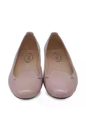 TOD'S Round-toe Patent Ballet Flats