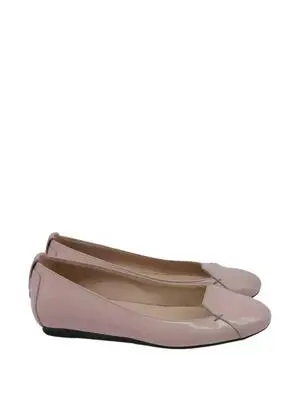 TOD'S Round-toe Patent Ballet Flats
