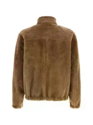 SALVATORE SANTORO Reversible Shearling Jacket - Brown