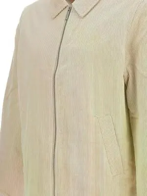 LES DEUX Corduroy Zip-up Jacket - Neutrals