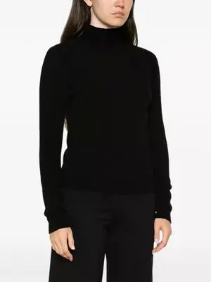 VELA SHOP High-neck Ribbed-trim Sweater