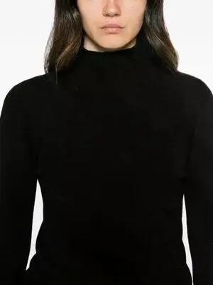 VELA SHOP High-neck Ribbed-trim Sweater