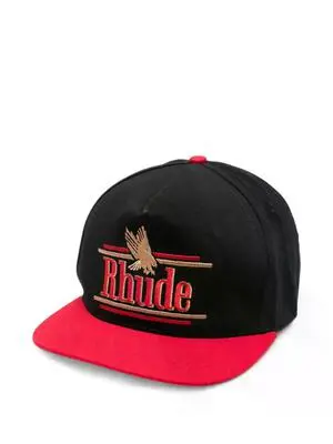 Rhude Rossa Embroidered Baseball Cap - Black