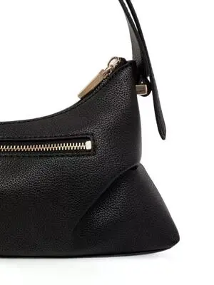 Guess Suzy Logo-plaque Pebbled Shoulder Bag