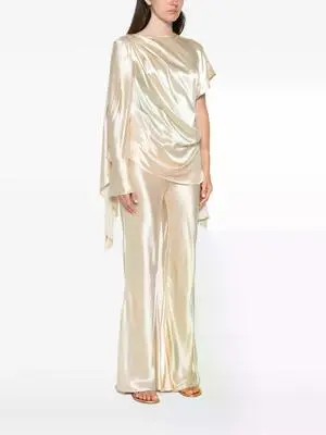 Erika Cavallini Asymmetric Draped Blouse