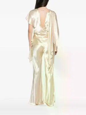 Erika Cavallini Asymmetric Draped Blouse