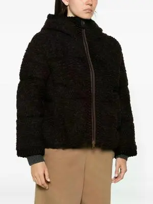 Moncler Quilted Shearling-effect Jacket