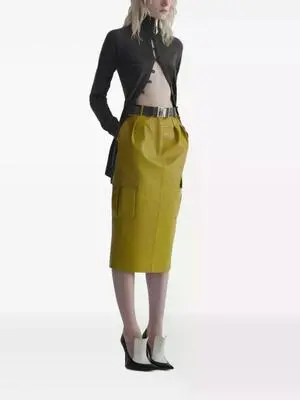 MUGLER Cashmere Open Cardigan
