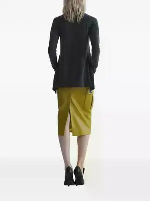 MUGLER Cashmere Open Cardigan