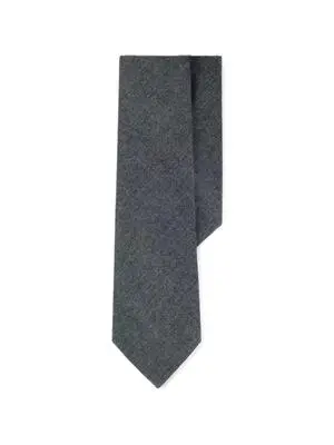 Boggi Milano Tie In Wool Cashmere - Grey