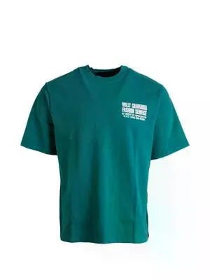 WILLY CHAVARRIA Logo-print Short-sleeve T-shirt - Green