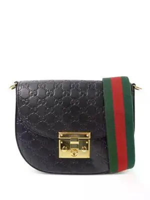 Gucci Gg Supreme Leather Shoulder Bag