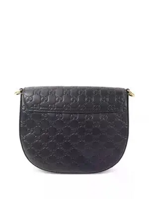 Gucci Gg Supreme Leather Shoulder Bag