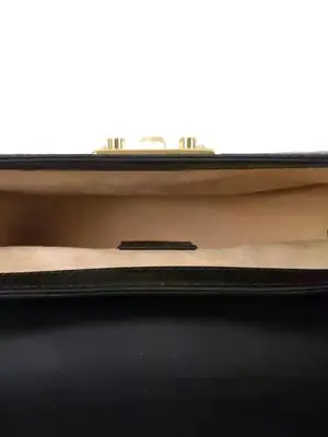 Gucci Gg Supreme Leather Shoulder Bag