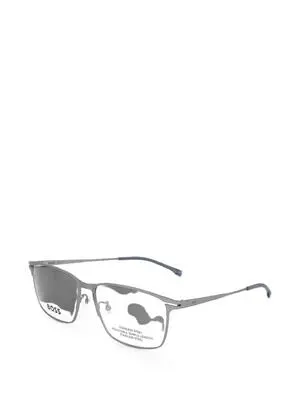 BOSS Rectangle-frame Glasses - Grey