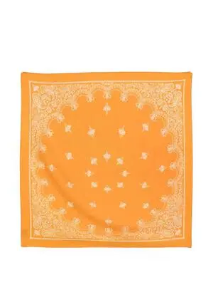 Destin Judy Paisley-print Scarf Orange