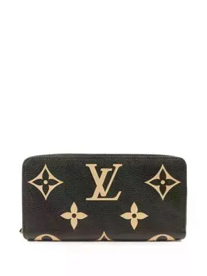 LOUIS VUITTON Zippy Monogram Empreinte Wallet - Black