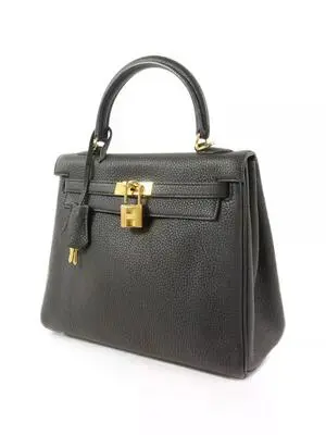 Hermès Kelly 25 Togo Tote Bag - Black