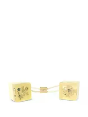 LOUIS VUITTON Hair Cube Hair Tie - Yellow