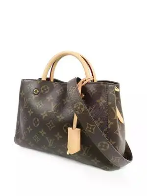 LOUIS VUITTON Montaigne Bb Monogram Shoulder Bag - Brown