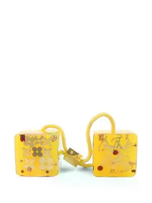LOUIS VUITTON Monogram Hair Cubes Hair Ties