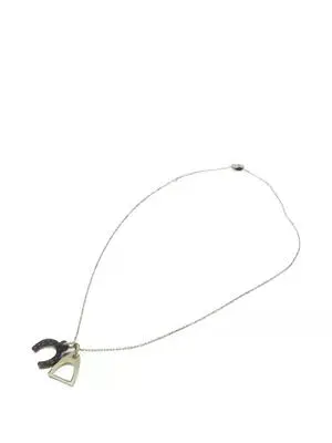 Hermès Amulette Equestre Pendant Necklace - Gold