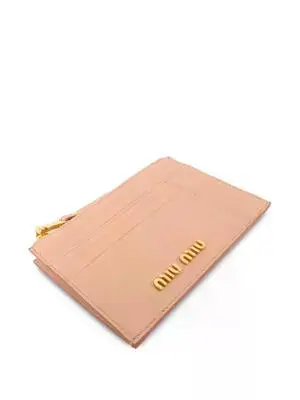 Miu Miu Logo-plaque Card Case
