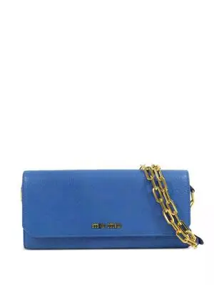 Miu Miu Chain-link Clutch Bag - Blue