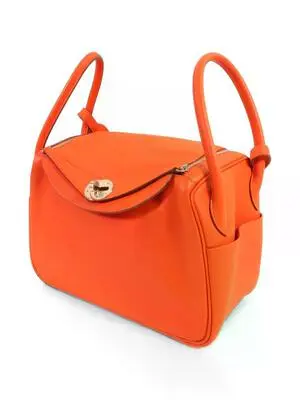 Hermès Lindy Leather Shoulder Bag - Red