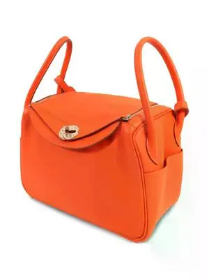 Hermès Lindy Leather Shoulder Bag - Red