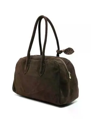 MARC ELLIS Bilbao Bow-detail Tote Bag - Brown
