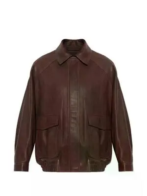 RÓHE Grained Leather Jacket