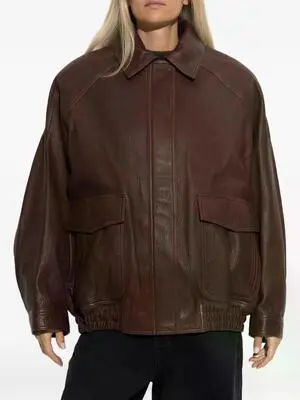 RÓHE Grained Leather Jacket