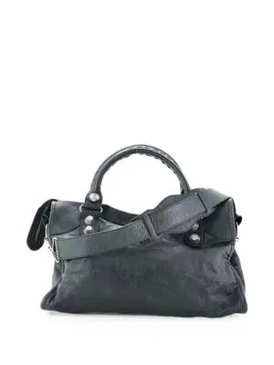 Balenciaga City Giant Studs Bag Leather Medium Satchel