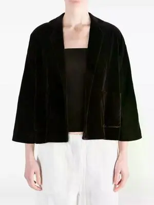DANIELA GREGIS Tie-fastening Velvet Jacket