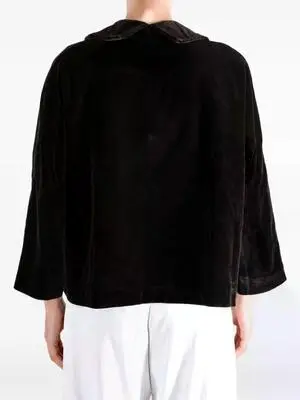 DANIELA GREGIS Tie-fastening Velvet Jacket