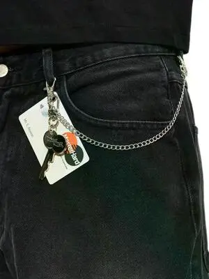 CARNE BOLLENTE Charm-detail Chain Keyring