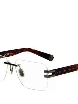 Philipp Plein Rimless Square-frame Glasses