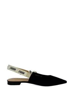 Dior J'adior Slingback Ballet Flats - Black