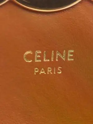 Celine 2000-2026 Mini Triomphe Coated Canvas Claude Crossbody Bag