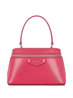 Givenchy Antigona Vanity Bag In Box Leather With Chain - Pink