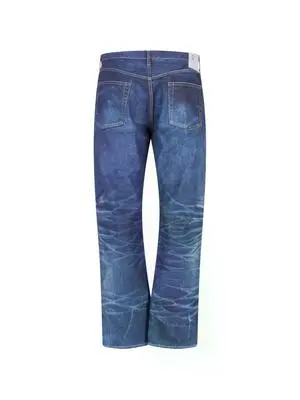 Junya Watanabe Distressed Patchwork Jeans