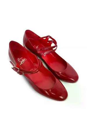 CHRISTIAN LOUBOUTIN Miss Jane Patent Leather Pumps