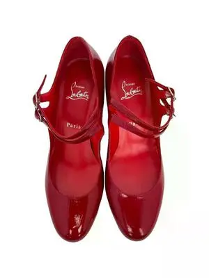 CHRISTIAN LOUBOUTIN Miss Jane Patent Leather Pumps