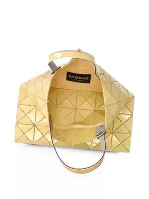 Issey Miyake Geometric-panel Tote Bag - Gold