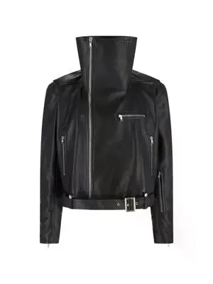 Rick Owens Biker Jumbo Stooges Leather Jacket