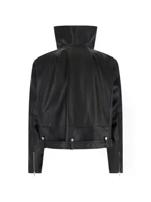Rick Owens Biker Jumbo Stooges Leather Jacket