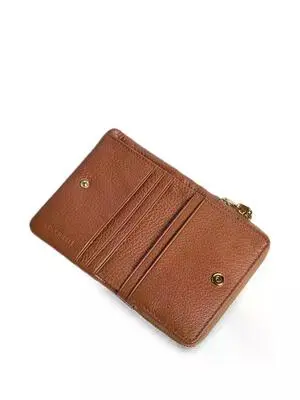 COCCINELLE Medium C-me Grained-leather Zip-around Wallet - Brown
