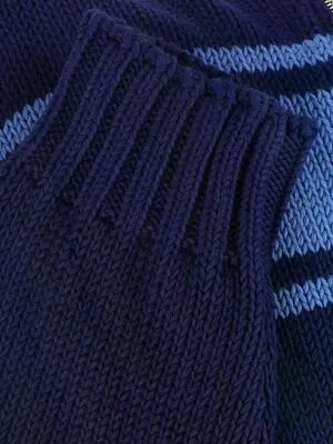 Marni Striped Zip-up Cardigan - Blue