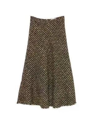 ANDIATA Tweed Midi Skirt